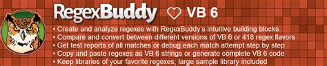 Regular Expressions In Visual Basic 6 Vb Regexp