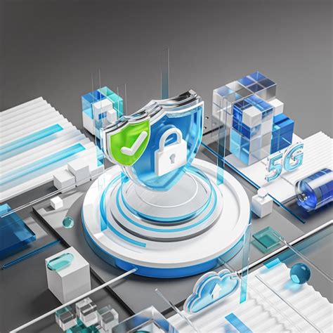 Premium Photo Security System Shield Lock Verified Icon Concept