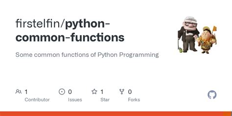 Github Firstelfin Python Common Functions Some Common Functions Of