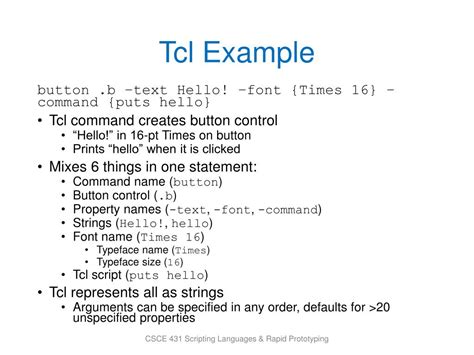 PPT Understanding Scripting Languages For Rapid Prototyping PowerPoint Presentation ID