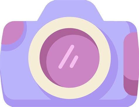 A Purple Camera With A Pink Lens 51414930 Vector Art At Vecteezy