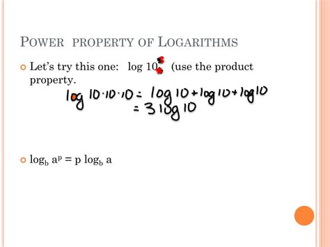 Ppt 74 Properties Of Logarithms Powerpoint Presentation Free
