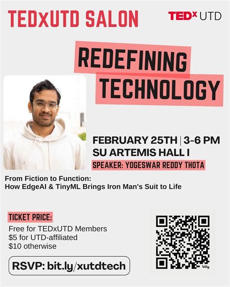 tedx ironman edgeai tinyml ai techinnovation tedxutd yogeswar