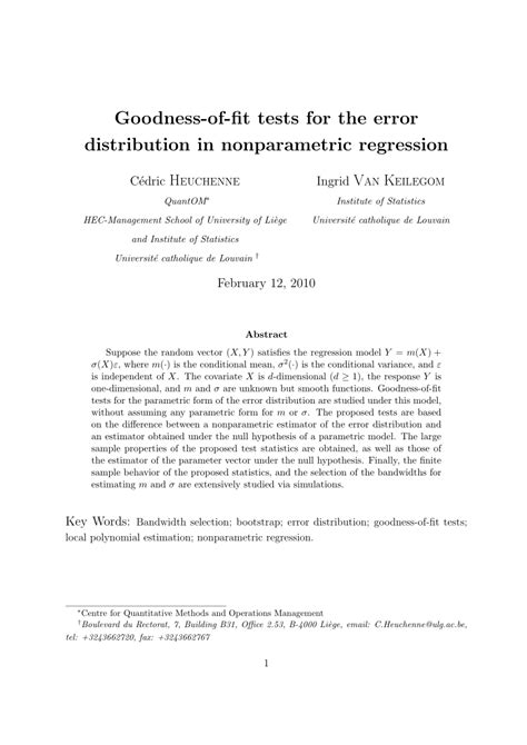 Pdf Estimation In Nonparametric Location Scale Regression Models With Ensored Data