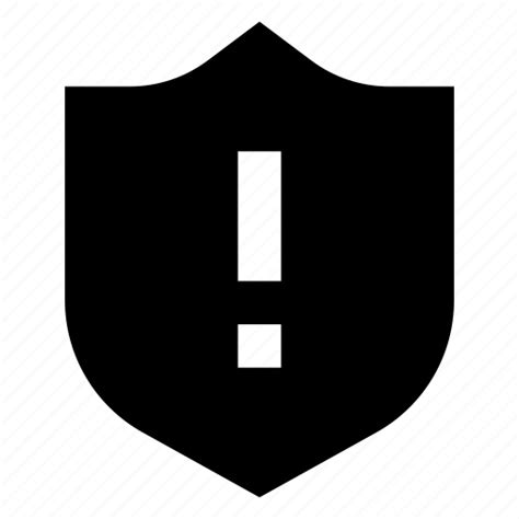 Protection Security Shield Warning Icon