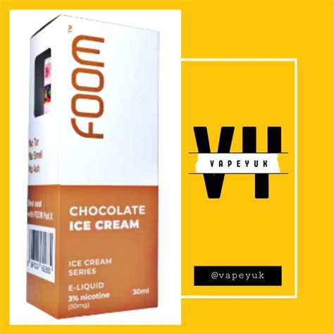 Jual Foom Chocolate Ice Cream 30ml Shopee Indonesia