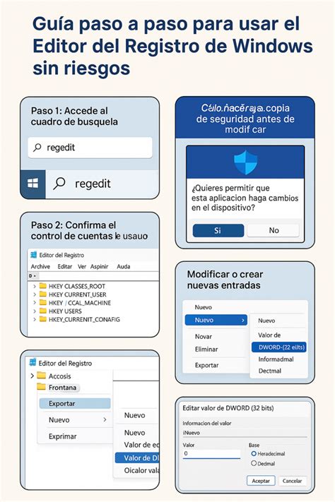 Cómo Usar El Editor Del Registro De Windows Guía Paso A Paso