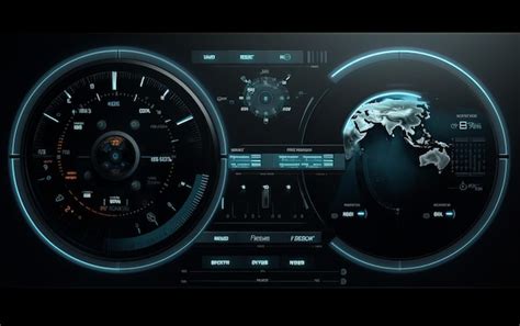 Premium Photo Future Style Interface