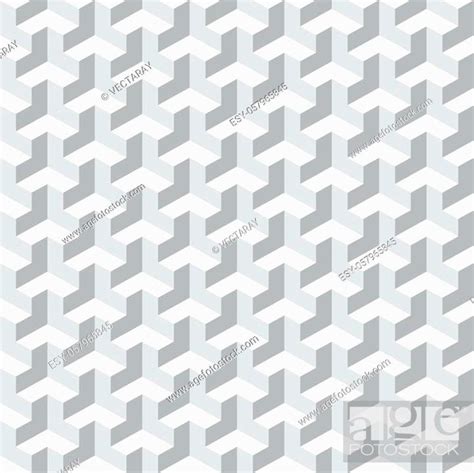 Seamless Abstract Geometric Isometric Cube Surface Pattern Background