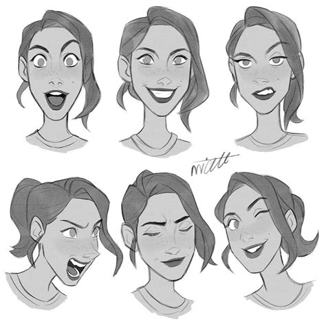 Drawings Of Face Expressions Anime Drawing Styles