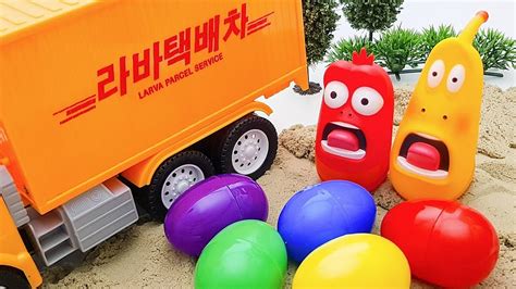 라바 장난감 애니 깜짝 서프라이즈 택배 뽀로로 아기인형 아이스크림 가게 장난감 놀이 네이버 Tv