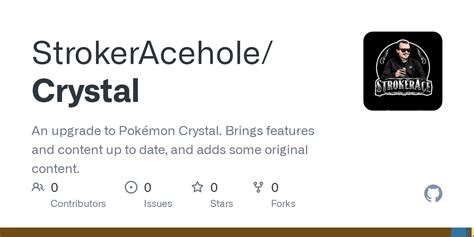 GitHub StrokerAcehole Crystal An upgrade to Pokémon Crystal Brings features and content up