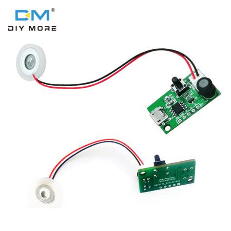 diymore Micro USB Humidifier Spray Module DIY Kit แรงดนไฟฟาปรมาณการทำใหเปนละอองขนาดใหญ V