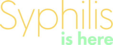 Syphillis Is Here Men Who Have Sex With Other Men