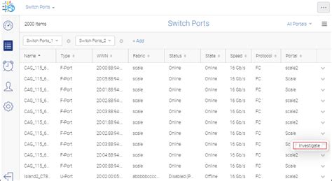 Investigate Switch Ports