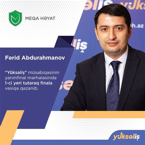 Kamran Jabrayilov Linkedin‘de Farid Abdurahmanov Möhtəşəm Nəticədir
