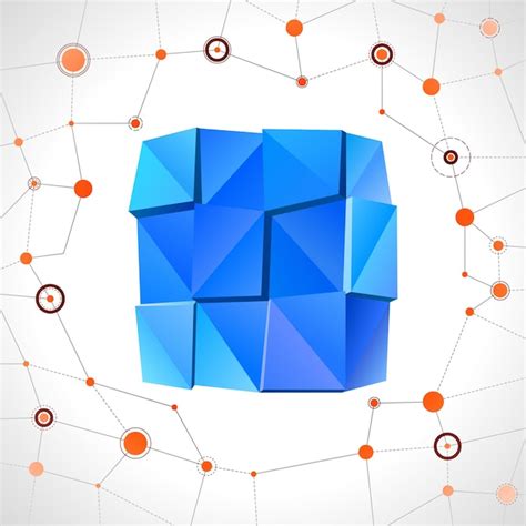 Premium Vector Abstract Geometric Mosaic Rectangle