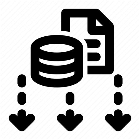 Data Extraction Downloading Extracting Collection Gathering Icon