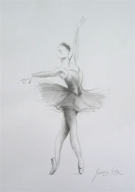 Ballet Drawings In Pencil Pencil Drawings Drawing Of Ballerina