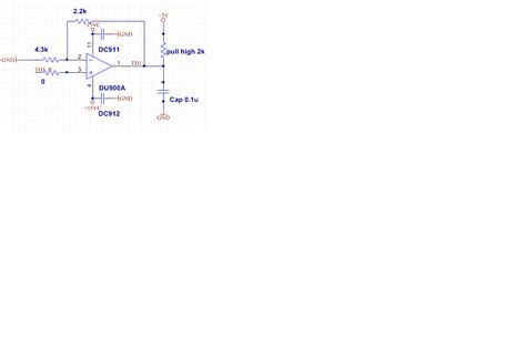 TL074 TL074 OP Output Connect Pull High Resistor And Cap To Ground Amplifiers Forum