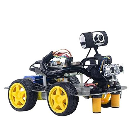 Smart Robot Car Kit For Raspberry Pi B B B Upgraded AI Visual QR Code Color Face Recognition