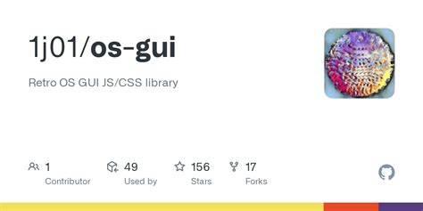 GitHub J Os Gui Retro OS GUI JS CSS Library