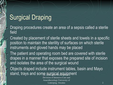 Ppt Surgical Draping Powerpoint Presentation Free Download Id 641831