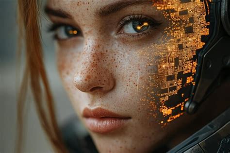 Neural Pathways Cybernetic Brain Ai Connection Digital Twin And