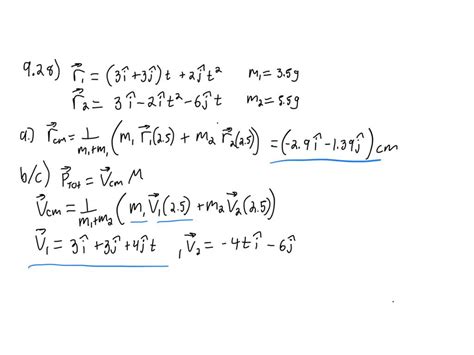 Solved The Vector Position Of A 3 50 G Particle Moving In The X Plane Varies In Time According