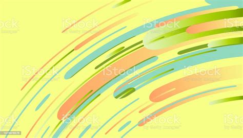 원형 리듬으로 둥근 모양의 컬러 라인의 역동적인 구성 미니멀리즘 디자인 0명에 대한 스톡 벡터 아트 및 기타 이미지 0명