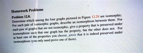 solved homework problems problem 12 8 figure 12 24 are isomorphic