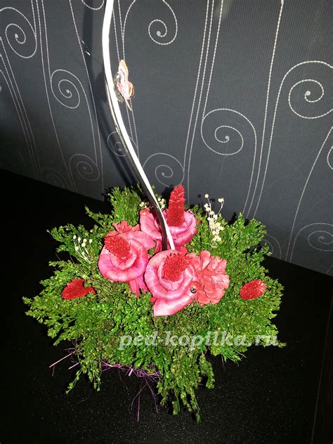 Цветочная композиция своими руками Цветочная композиция из сухоцветов станет отличным подарком