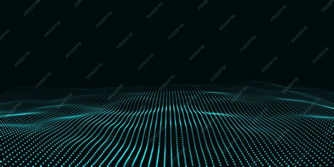 Premium Vector Big Data Futuristic Technology Blue Background Cyber Technology Technology