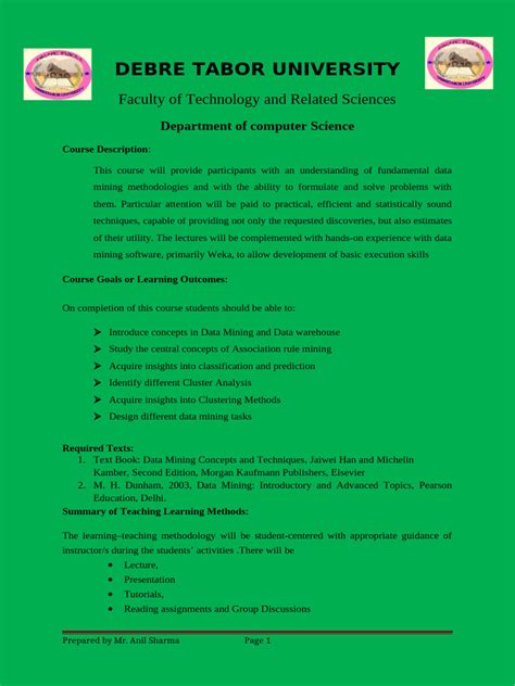Data Mining Module New Pdf Data Mining Data Warehouse