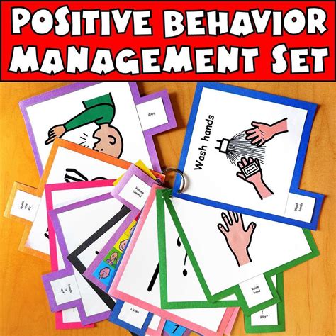 Autism Visual Cue Cards Large Behavior Tool Book Caroline Koehler At Celavora Education