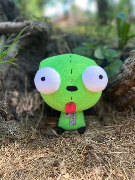Invader Zim Inspired Gir Invader Zim Gir Plushhandmade Soft Plush