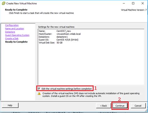 ITFinities Com การตดตง CentOS ใน VMware vSphere Client