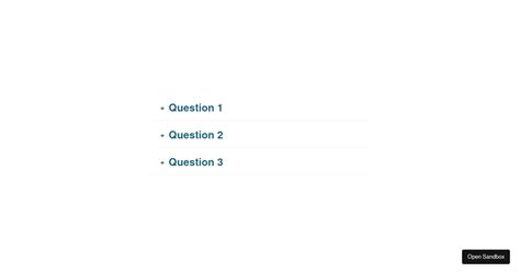 accordion codesandbox