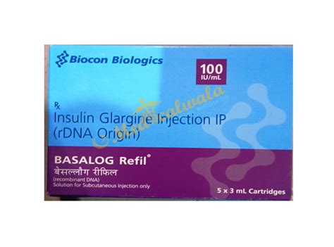 Basalog Refil 100iu 3ml Injection Emedicalwala