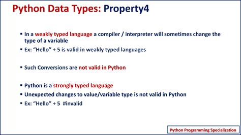 Python Data Types Properties PPT
