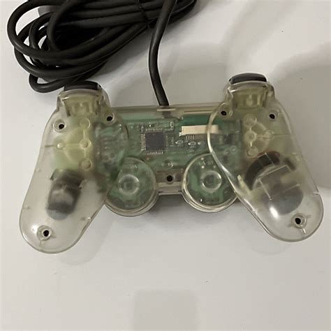 Genuine Official Sony Playstation Ps2 Dualshock Controller Clear Trans