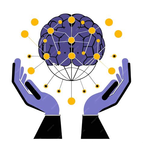 Hands Unleashing The Power Of Ai Levitating Neural Network In Focus Premium Ai Generated Vector