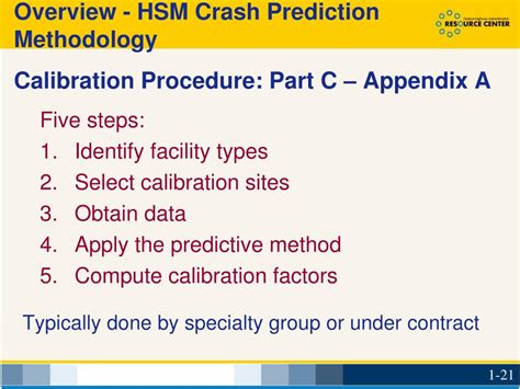 Ppt Session 2 Overview Of Hsm Crash Prediction Methodology Parts C