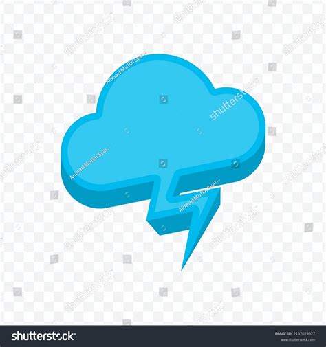 Vector Illustration Off Blue Chat Bubble Stock Vector Royalty Free 2167029827 Shutterstock