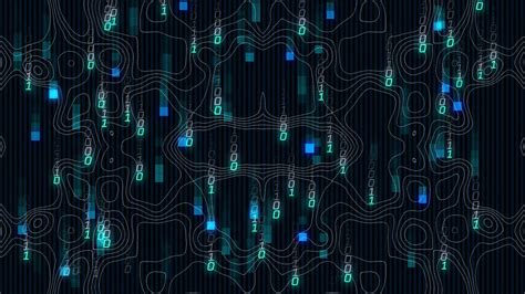 premium stock video animation of binary coding digital data