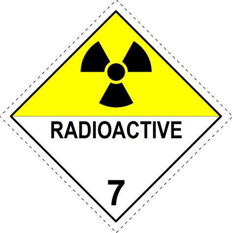 Class 7 Radioactive Material Placard