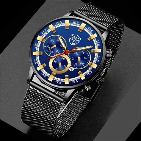 Buy Fashion Men Elegant Watches Quartz Wristwatches Luxury Business