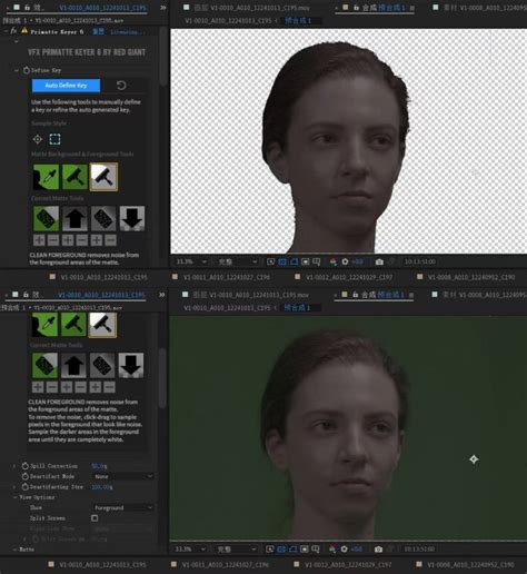 week05 green screen video footage processing mengyang ma 3d computer
