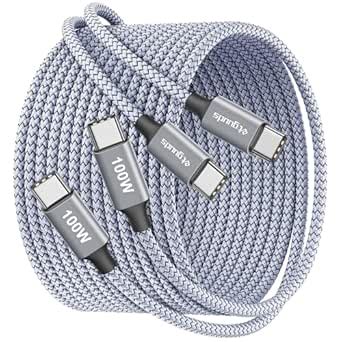 Amazon Com Etguuds W USB C Cable Ft Pack USB C To USB C Cable Watt Fast Charging