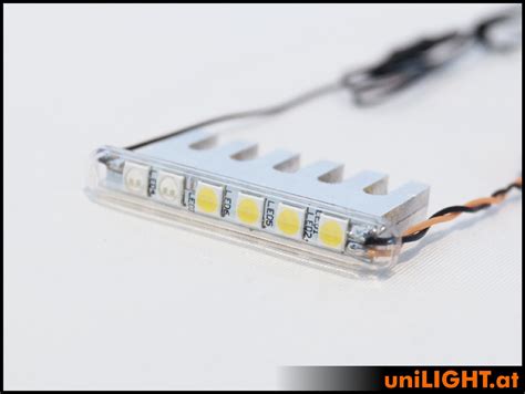 Unilight 5mm Strobe Light Bar 12wx2 White